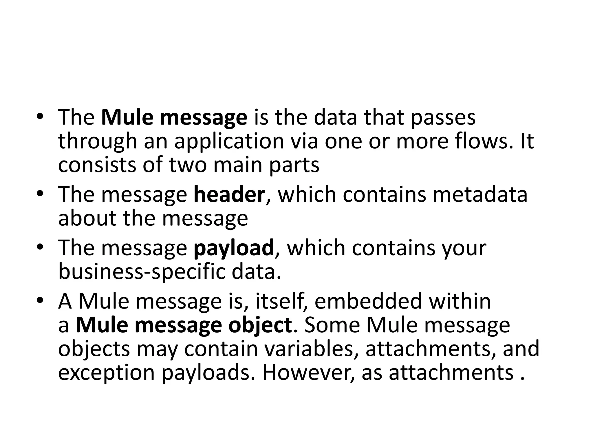 Mule Message Structure And Varibles Scopes Ppt