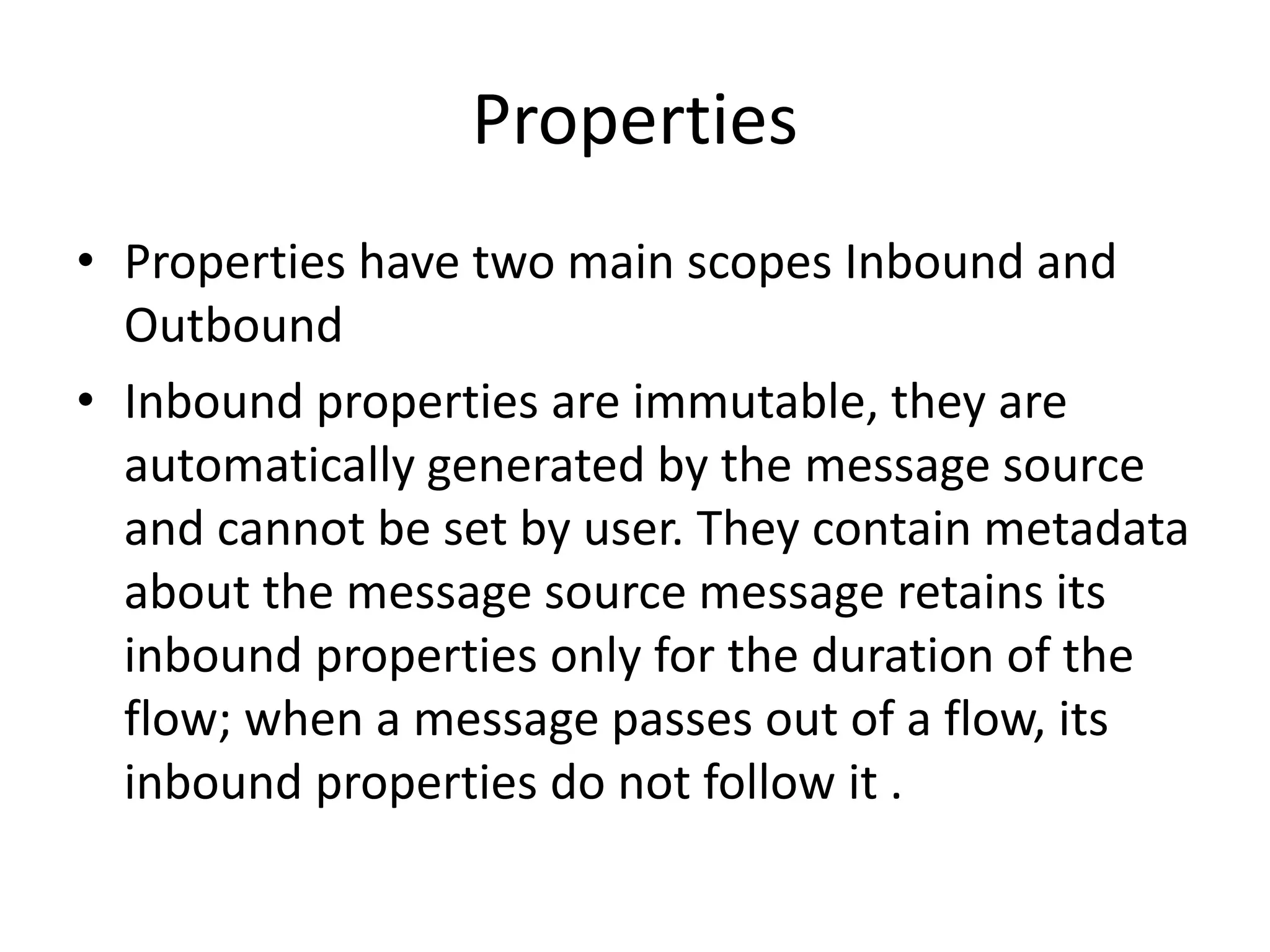 Mule Message Structure And Varibles Scopes Ppt