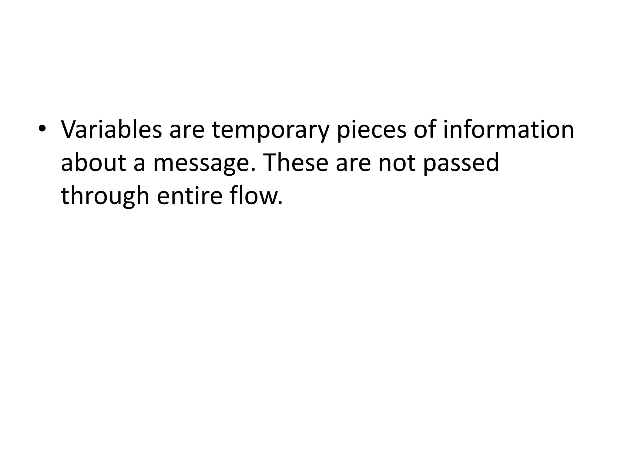 Mule Message Structure And Varibles Scopes Ppt