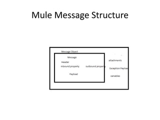 Mule message structure and varibles scopes | PPT
