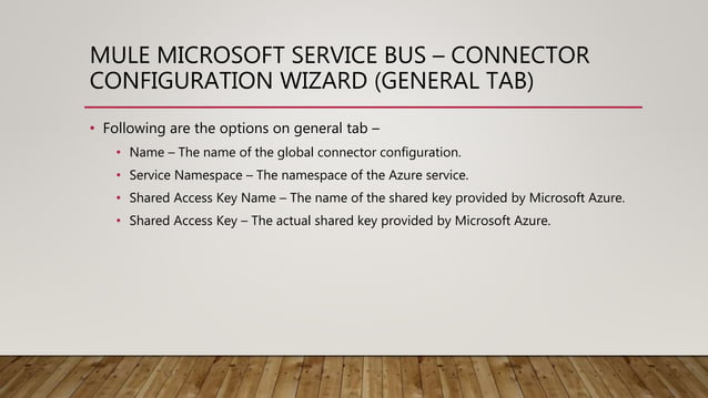 Mule Microsoft Service Bus | PPT