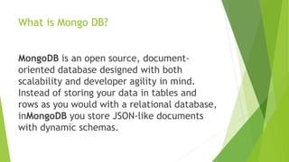 Mule MongoDB connector | PPTX