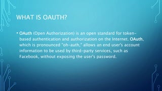 Mule OAuth 2 Provider module | PPT