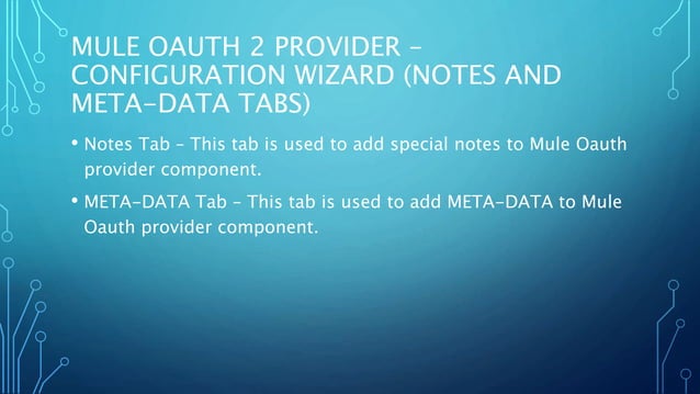 Mule Oauth 2 Provider Module Ppt