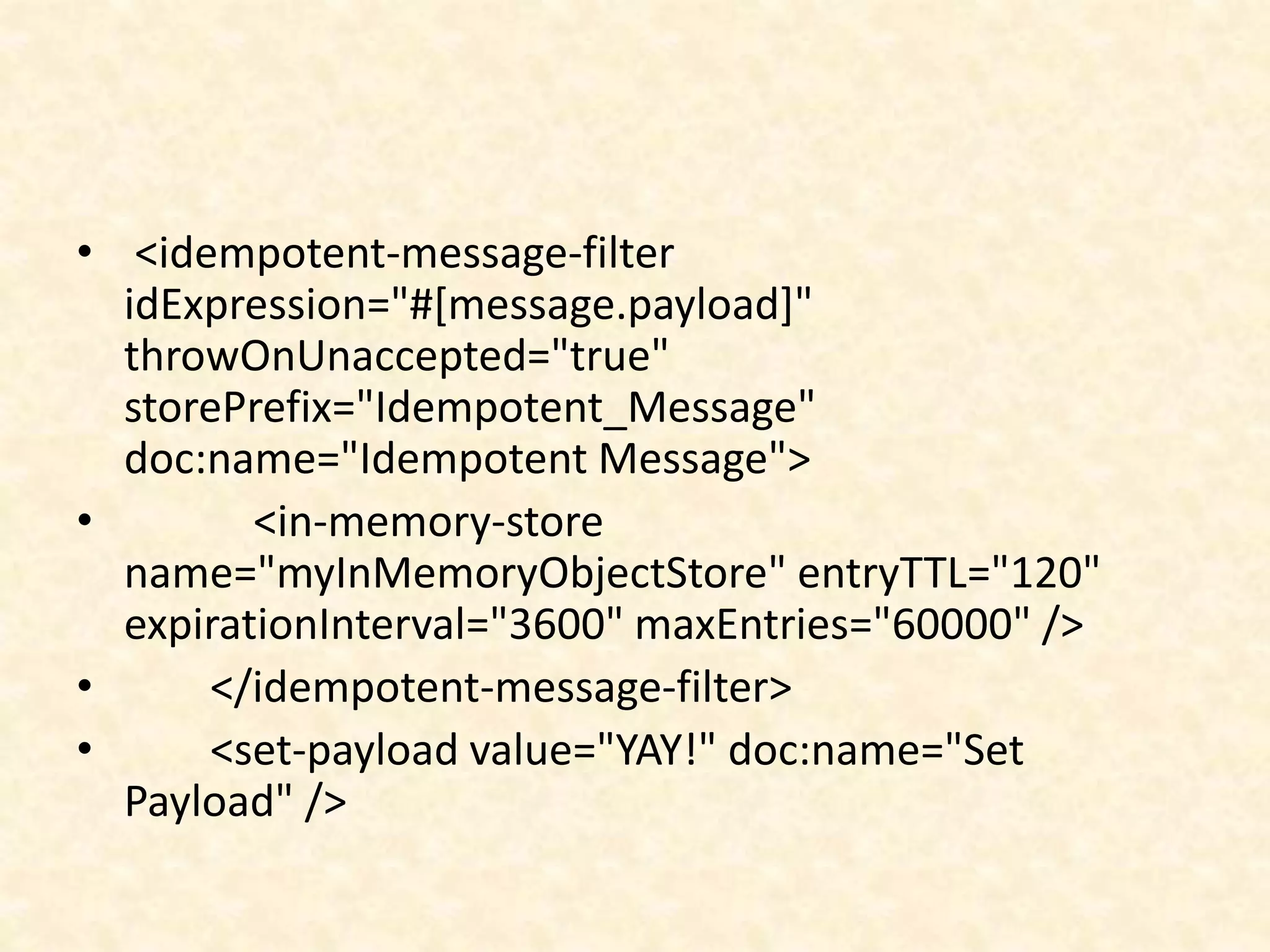Mule object stores | PPT