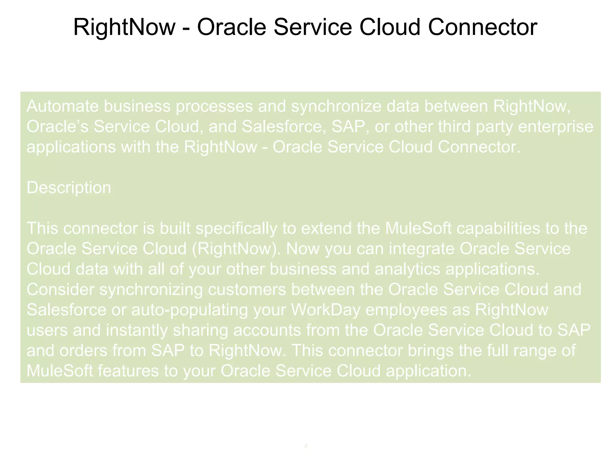 Oracle connector | PPT