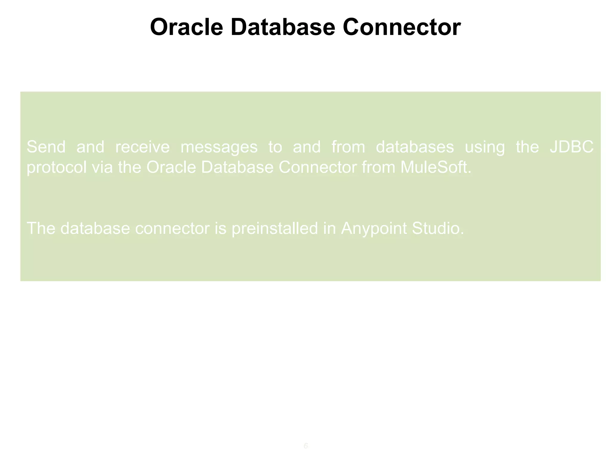 Oracle connector | PPT