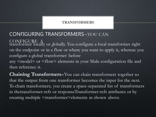 Mule any point studio | PPT