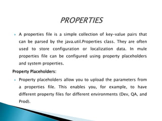Mule properties | PPTX