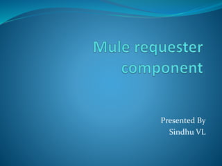 Mule requestor component | PPT