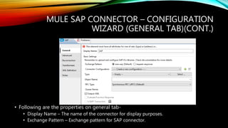 Mule SAP connector | PPTX | Computer Networking | Computing
