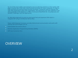 Mule sap connector | PPTX