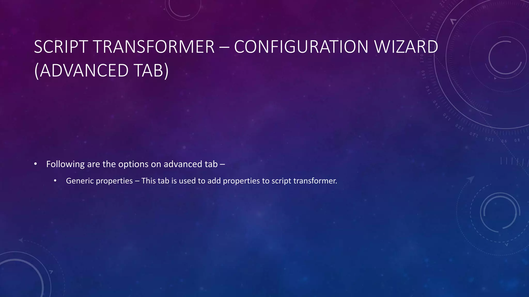 Mule Script Transformer PPT Mule Script Transformer PPT