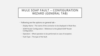 Mule SOAP Fault Component | PPT