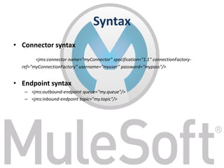 Mule soft jms | PDF