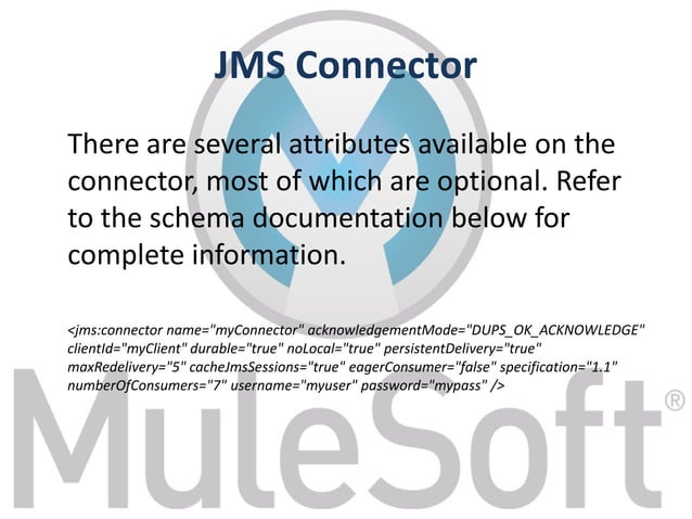 Mule soft jms | PPT