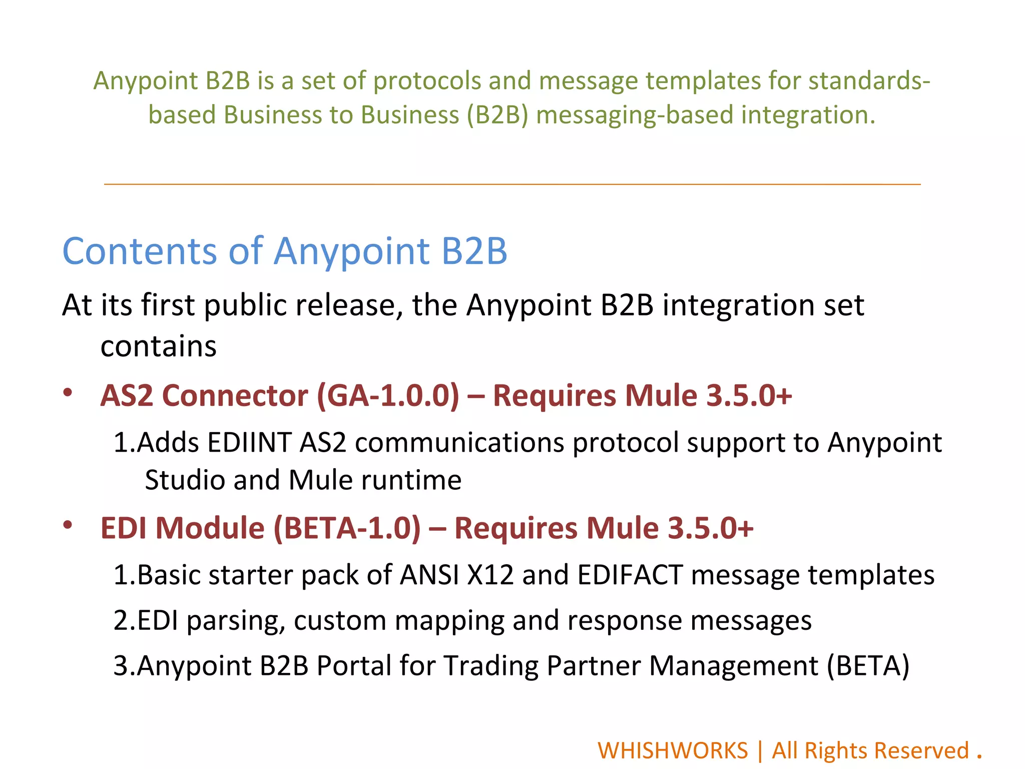Mulesoft anypoint | PPT