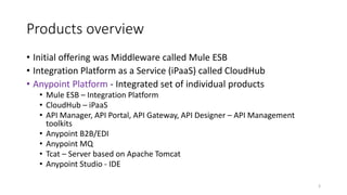 Mulesoft Anypoint platform introduction | PPTX