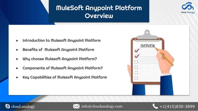 Benefits of integration with the Mulesoft Anypoint Platform | PPTX