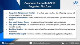 Benefits of integration with the Mulesoft Anypoint Platform | PPTX