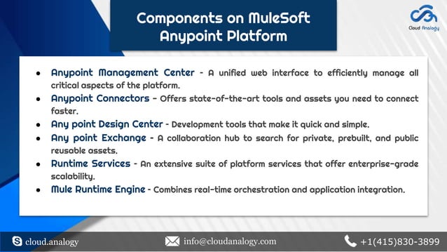 Benefits of integration with the Mulesoft Anypoint Platform | PPTX