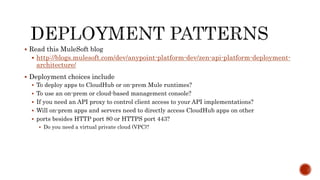 Mule soft cloudhub deployment basics | PPT