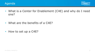 Best Practices in Implementing a Center for Enablement (C4E) within ...