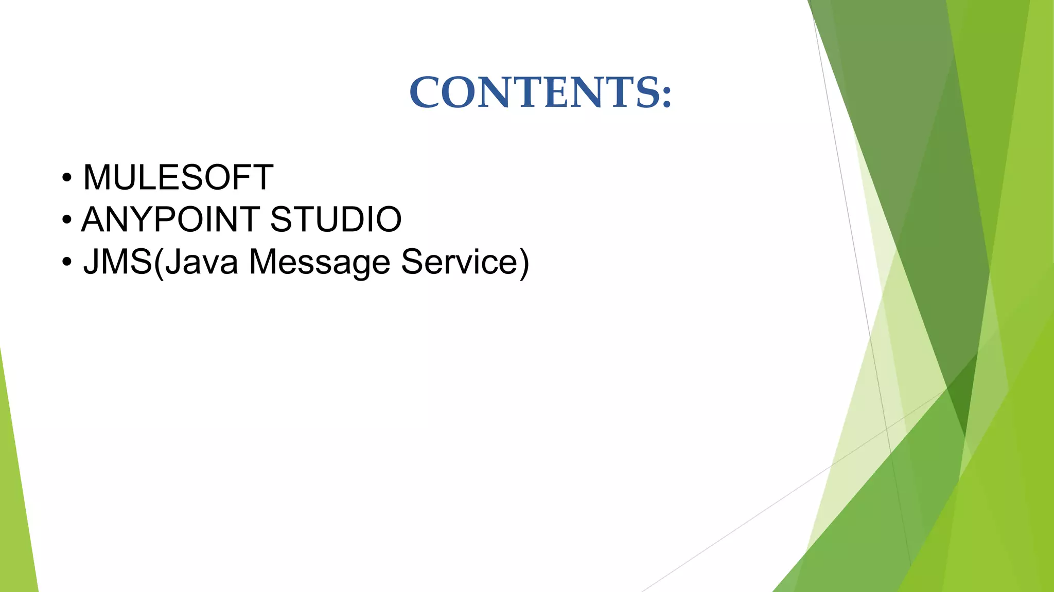 Mulesoft Basics and Connector Details | PPTX | Cloud Computing | Internet