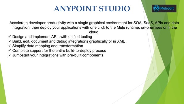 Mulesoft Basics and Connector Details | PPTX | Cloud Computing | Internet