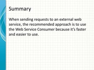Mulesoft Consuming Web Service - Web Service Consumer | PPTX | Web ...