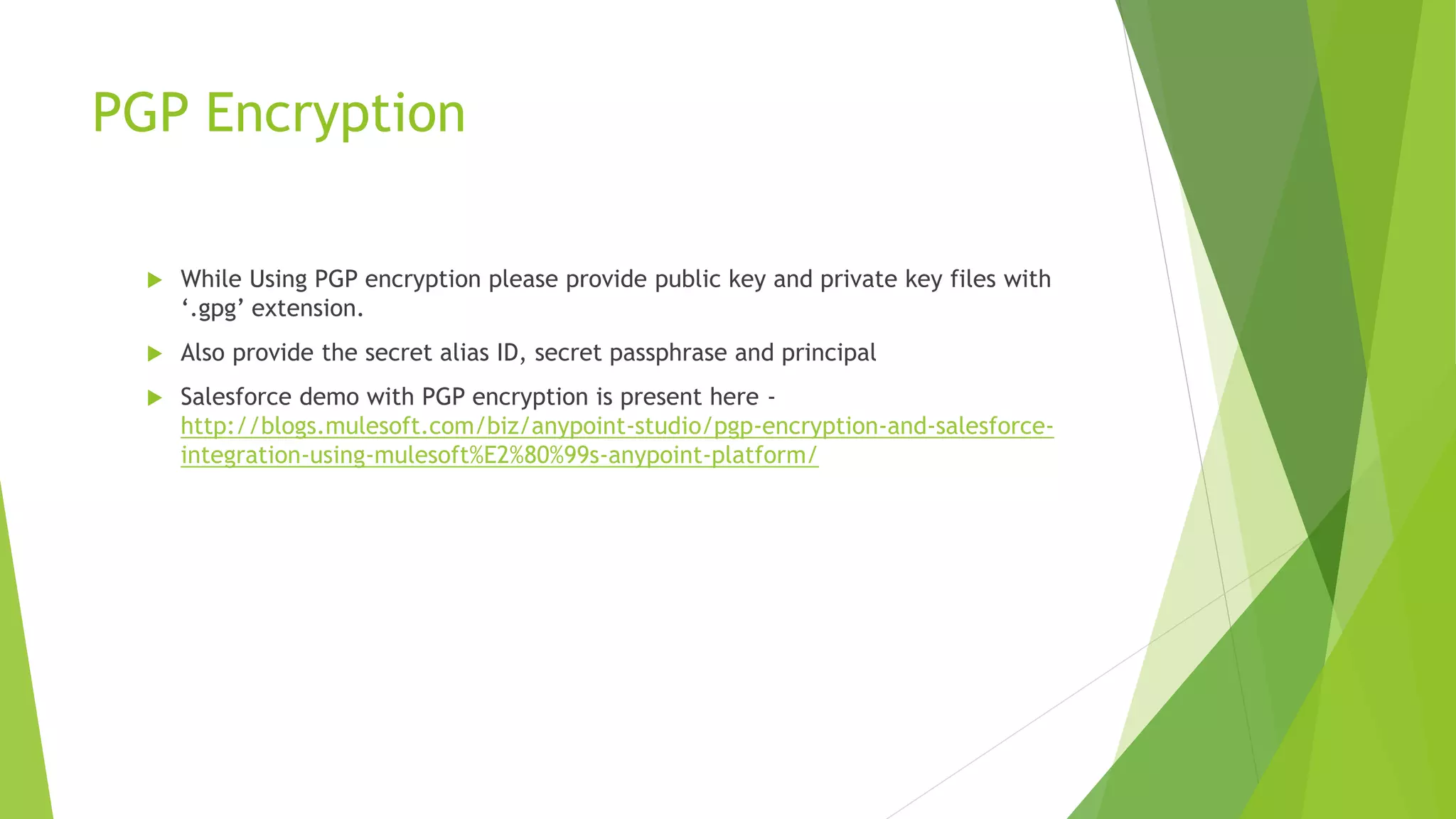 Mulesoft Encryption Ppt