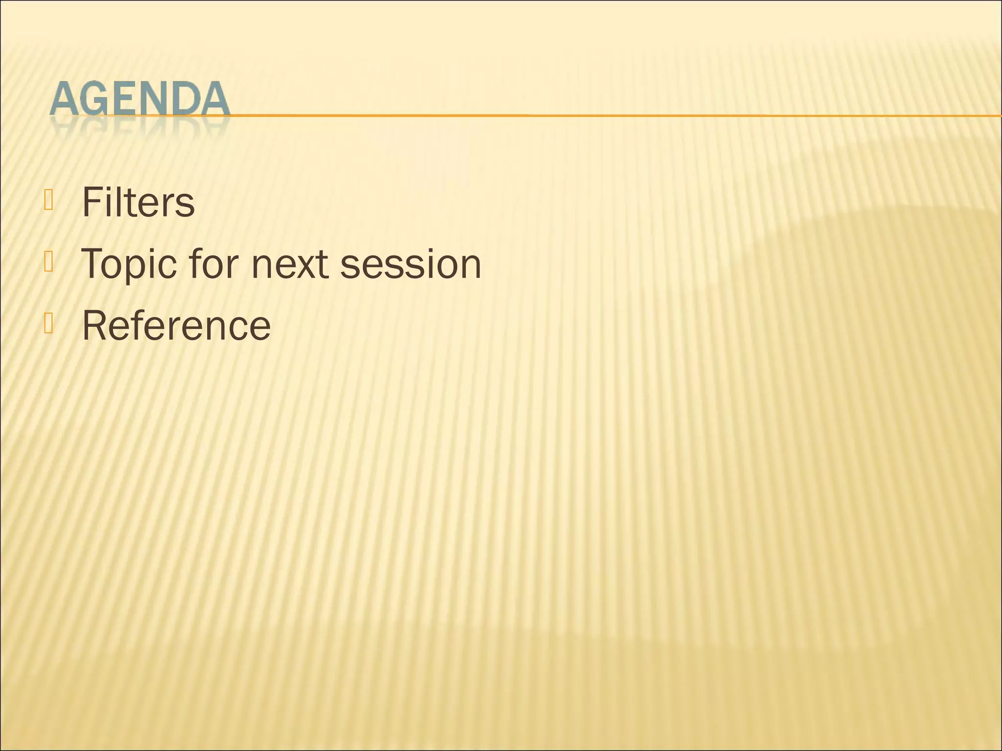 Mule soft filters | PPT