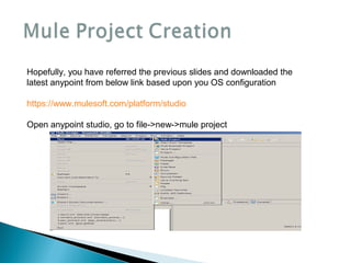 Mule soft firstprogram | PPT