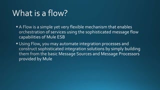 Mulesoft flows | PPTX
