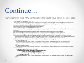 Mulesoft Using Groovy Component | PPTX