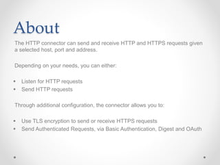 Mulesoft http connector | PPTX