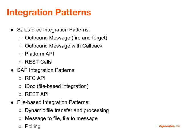 Mulesoft integration patterns knowledge sharing | PPT