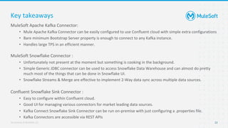 MuleSoft Online Meetup - MuleSoft integration with snowflake and kafka ...