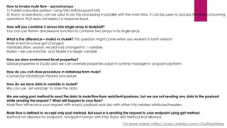 Frequently asked MuleSoft Interview Questions and Answers from Techlightning | PPT