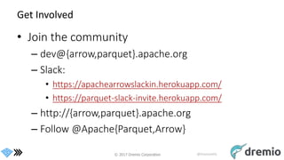 Mule soft mar 2017 Parquet Arrow | PPT