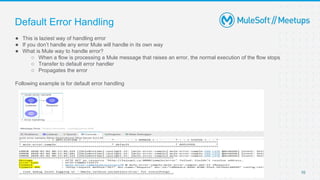 Indore MuleSoft Meetup #4 : Demystifying Error Handling & Snowflake ...
