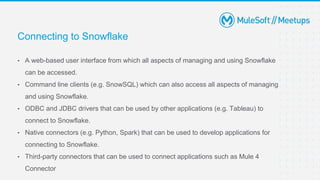 Indore MuleSoft Meetup #4 : Demystifying Error Handling & Snowflake Integration | PPT