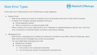 Indore MuleSoft Meetup #4 : Demystifying Error Handling & Snowflake ...
