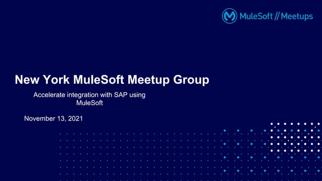 Accelerate integration with SAP using MuleSoft | PPT