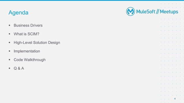 Design and Implementation: SCIM Automation using Anypoint Platform APIs | PPTX