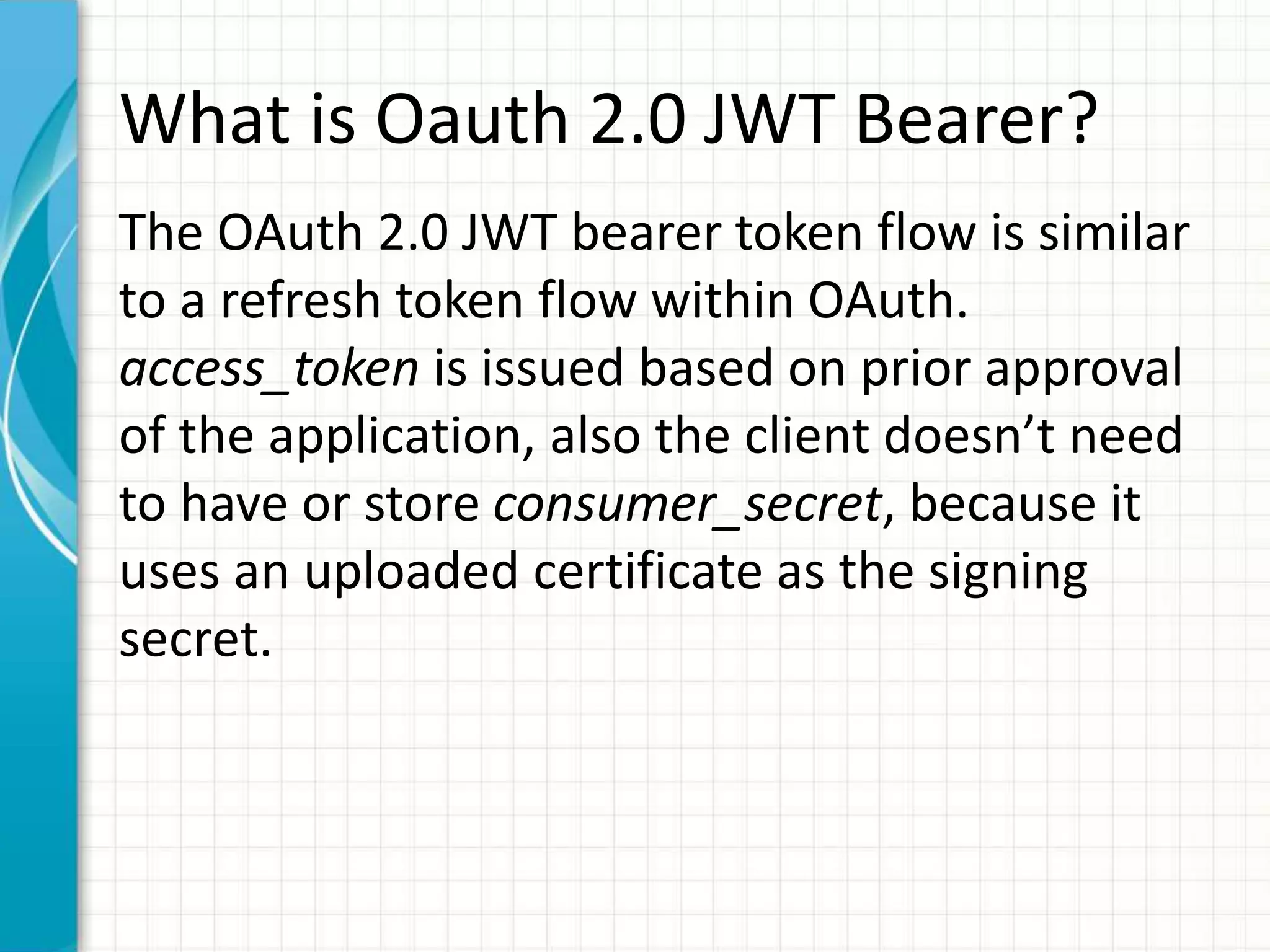 Mulesoft Salesforce Connector Oauth 2 0 Jwt Bearer Ppt