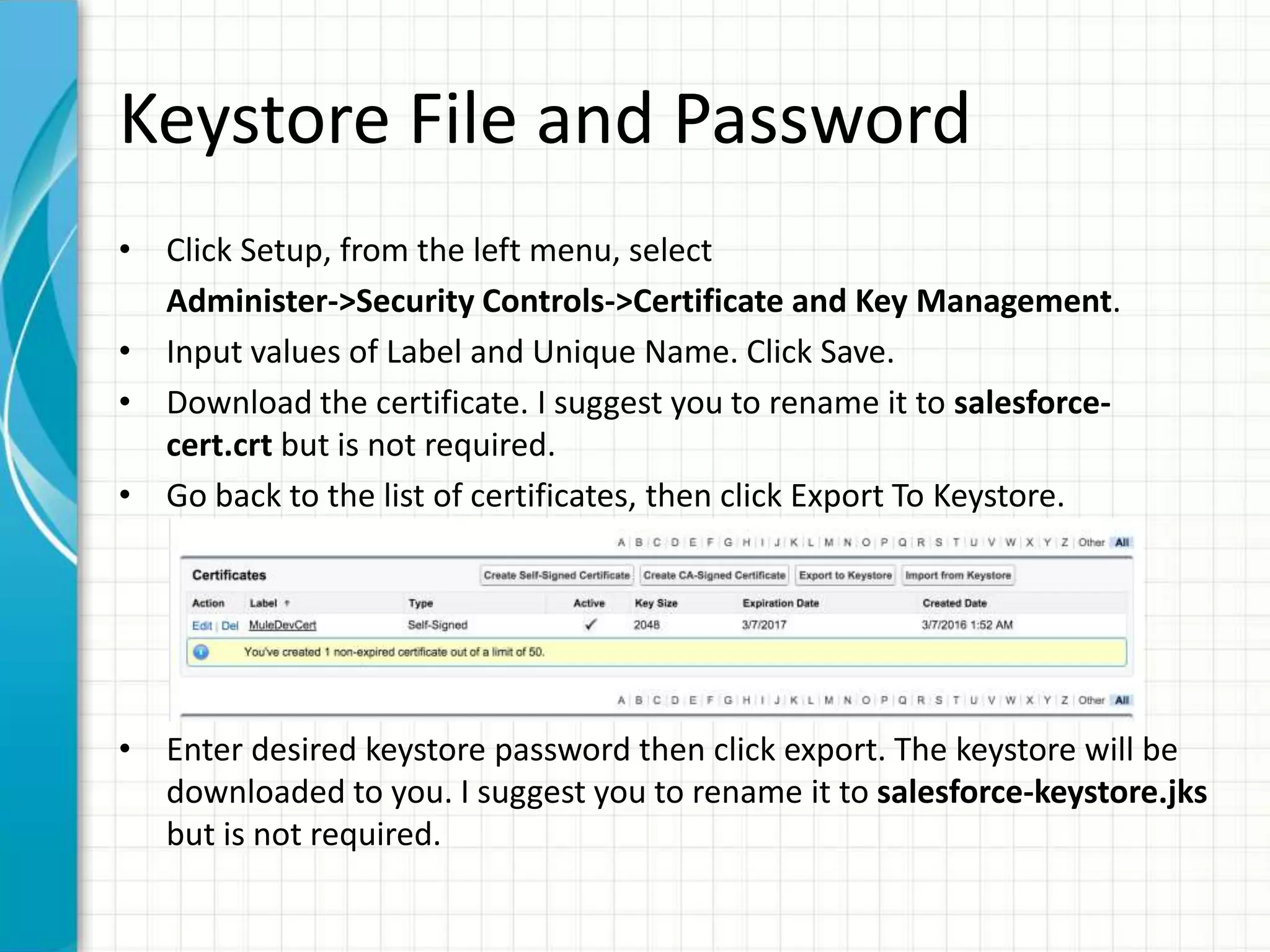 Mulesoft Salesforce Connector Oauth 2 0 Jwt Bearer Ppt
