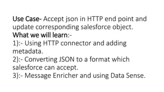 Mulesoft salesforce connector to update Object. | PPT