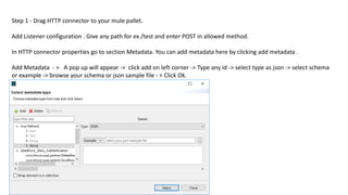 Mulesoft salesforce connector to update Object. | PPT