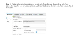 Mulesoft salesforce connector to update Object. | PPT